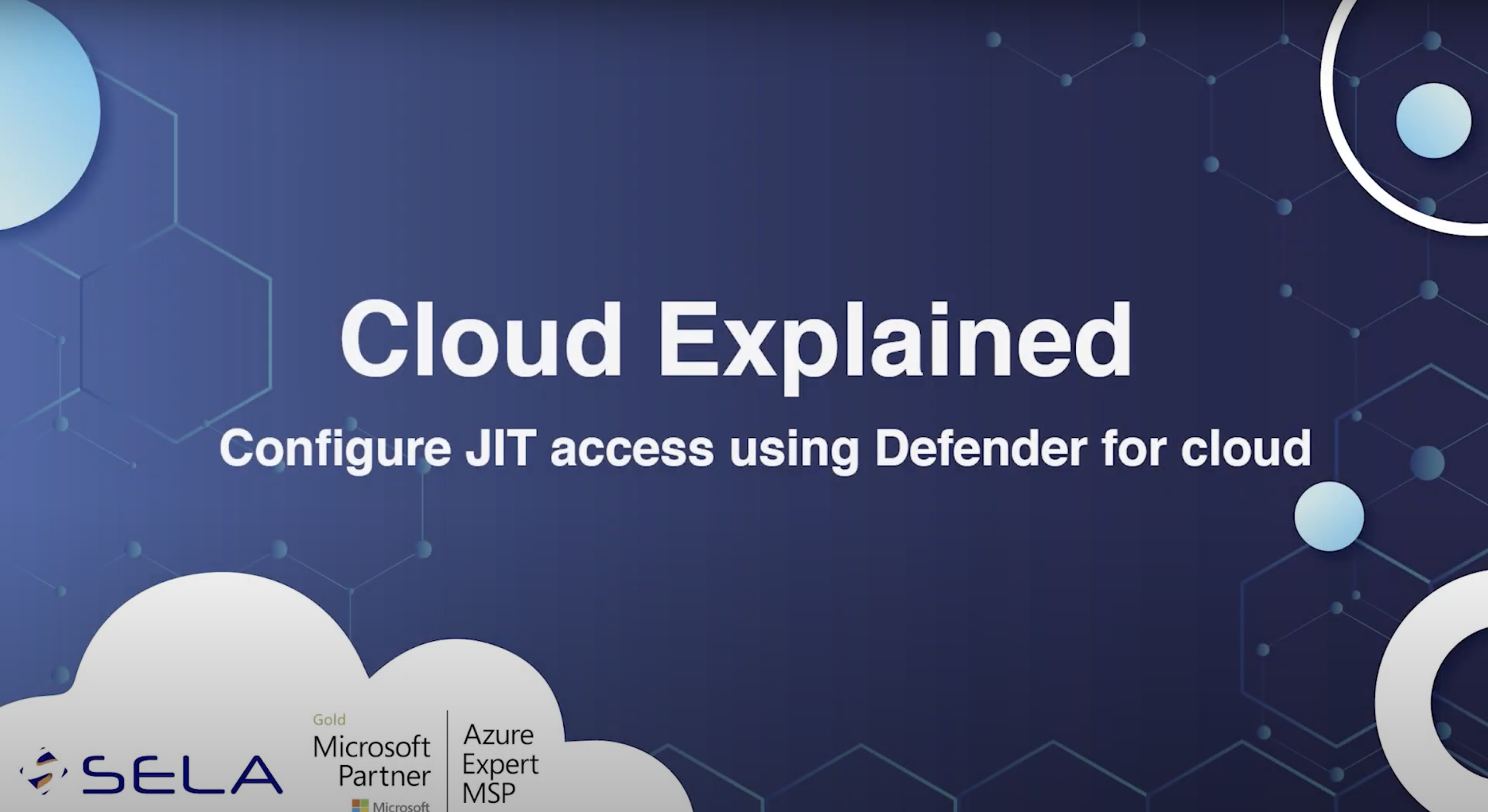 Configure JIT access using Defender for cloud | Sela.